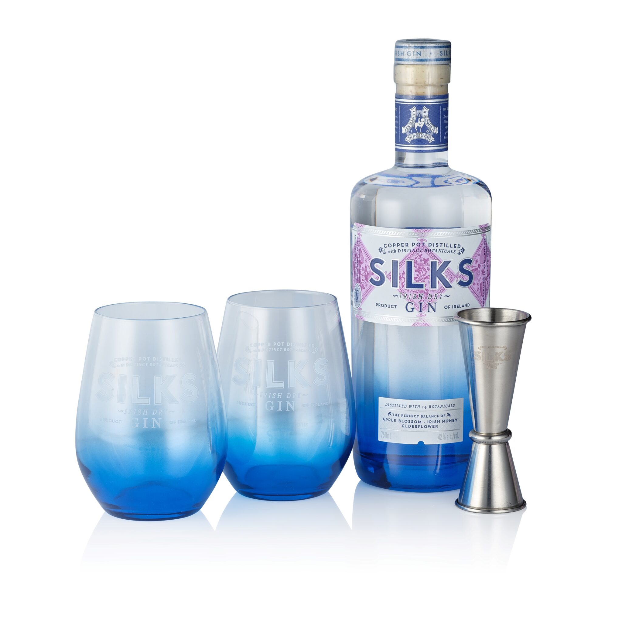 Silks Irish Dry Gin - Boann Distillery